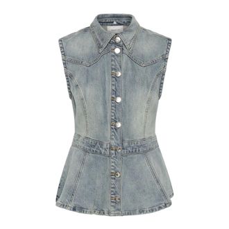 Gestuz Damen, Blusen & Hemden, Blau, MGr&ouml;&szlig;e