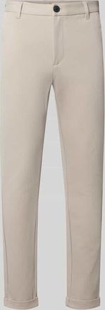 Lindbergh Slim Fit Stoffhose mit umgeschlagenen Hosenbeinen