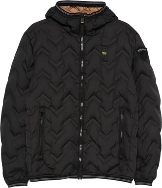 Blauer veste matelassée à capuche - Noir