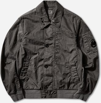 C.P. Company Men s Panama-R Bomber Jacket Gunmetal