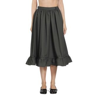 Maison Margiela Gathered Midi Skirt