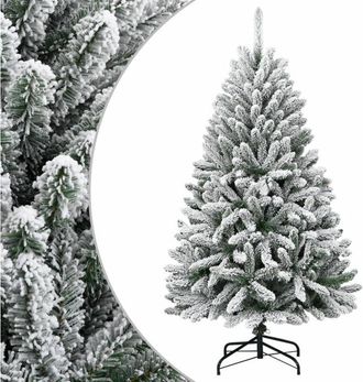 vidaXL K&uuml;nstlicher Weihnachtsbaum Klappbar Beschneit 120 cm Vidaxl