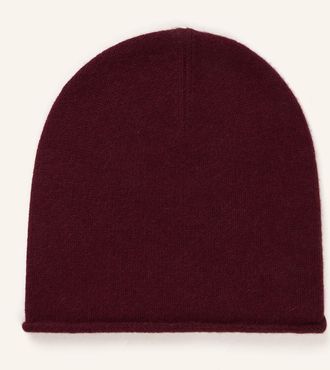 Darling Harbour Darling Harbour Cashmere-M&uuml;tze rot