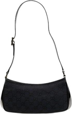 Gucci Sac bandouli&egrave;re en toile Pre-owned - Femme - Pre-owned - Bleu - Taille: ONE Size