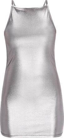 Mymo Kleid Frauen Silber