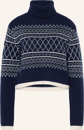 Mrs & Hugs Mrs & Hugs Rollkragenpullover Mit Cashmere blau