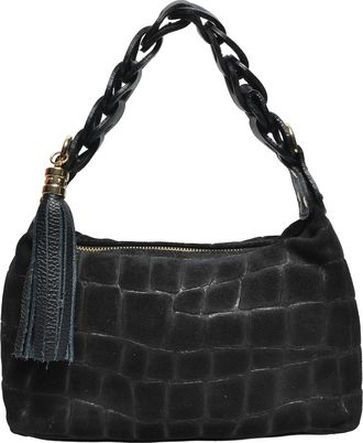 Roberta M SCHWARZ Rindsledertasche