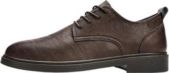 Generic Lacets en Cuir v&eacute;ritable for Chaussures habill&eacute;es Homme, Lacets Ronds cir&eacute;s Noirs, compatibles avec Les Chaussures Oxford, Chaussures Ville, Mariage e
