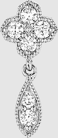 Stone Paris Boucle doreille Bouton Fleurs du Mal Diamants (vendue à lunité)