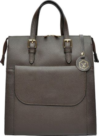 Luisa Vannini Kastanienbraun Rindsledertasche