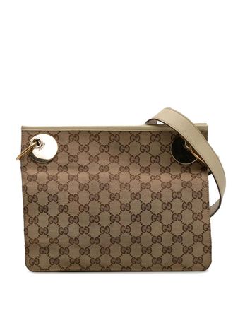 Gucci sac à bandoulière Eclipse (2000-2015) - Marron