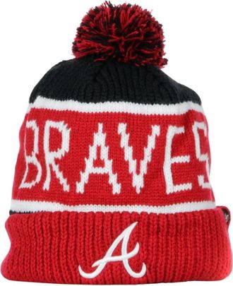 47 Brand Homme, Accessoires, Multicolore, Taille: ONE Size Calgary Cuff Knit Pom Pom Hat