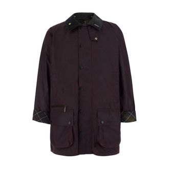 Barbour Beaufort Wachsjacke - - Jackets - Herren - Lila - S