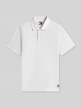Tommy Jeans Regular Fit Poloshirt aus reiner Baumwolle