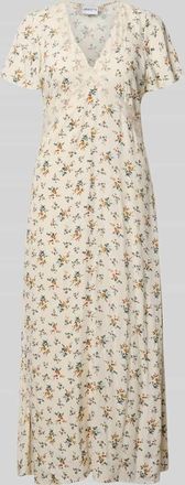 Jake*s Casual Midikleid aus Viskose mit floralem Muster