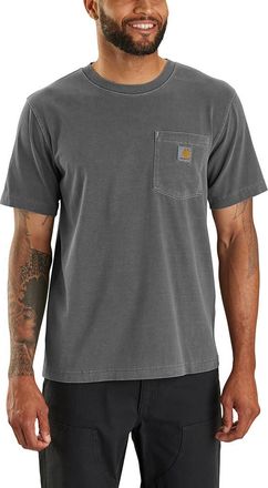 Carhartt Work in Progress Herren-T-Shirt, lockere Passform, leicht, kurz&auml;rmelig, gef&auml;rbte Tasche, Schatten, L