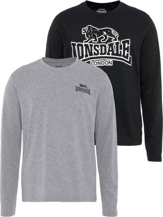 Lonsdale Langarmshirt FOGORIC (Packung, 2-tlg., 2er-Pack)