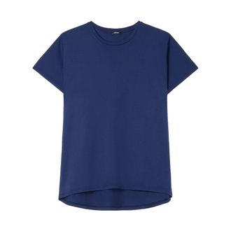 Aspesi Crew Neck T-Shirt - - Tops - Damen - Blau - XS