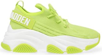 Steve Madden Femme, Chaussures, Vert, Taille: 35 1/2 EU Scarpe Stringate Profilo Basso