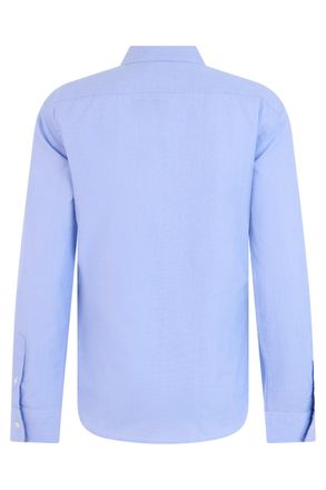 Polo Ralph Lauren Womens Cotton Poplin Shirt With Bow Detail Medium Blue