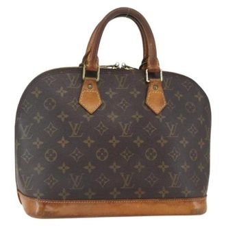 Louis Vuitton Sac &agrave; main vintage en toile Pre-owned - Femme - Pre-owned - Brun - Taille: ONE Size