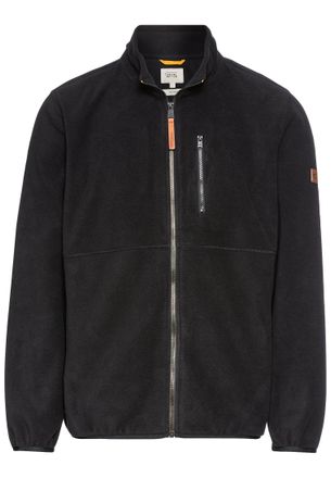 Camel Active Herren Fleecejacke aus recyceltem Polyester Schwarz, Menswear-M