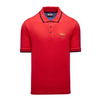 Aeronautica Homme, Tops, Rouge, Taille: 3XL Piqu&eacute; Cotton Polo 261Po1308Up00082