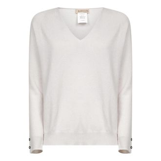 Blanca Vita V-neck Strickware - - Knitwear - Damen - Beige - XS