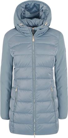 Yes-Zee YES Zee, Femme, Manteaux, Bleu, Taille: 40 FR Quilted Coat