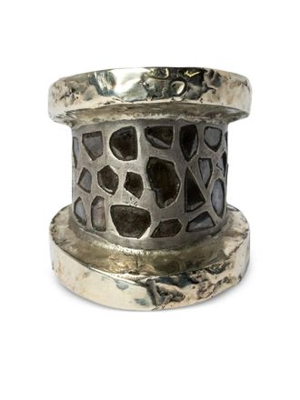 Parts Of Four Chasm v2 Ring mit Diamanten - Silber