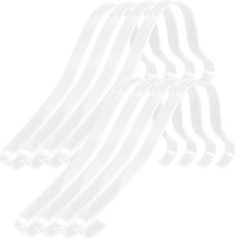 TOPBATHY TOBBOMEY 8 St&uuml;ck Transparente Acryl Schuhhalter f&uuml;r Sandalen und High Heels Schuhdisplay St&auml;nder mit Elastischer Form rutschfest Strapazierf&auml;hig Geeig