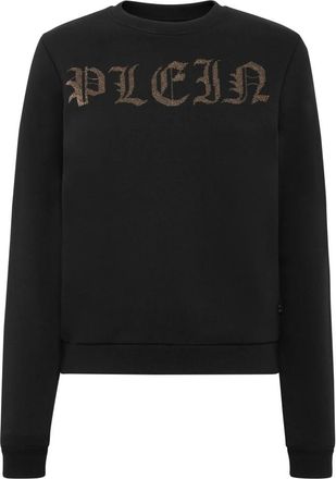 Philipp Plein Femme, Sweatshirts et sweats &agrave; capuche, Noir, Taille: 40 FR SweaT-shirt Col Rond