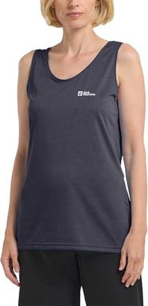 Jack Wolfskin Crosstrail Tank W T-Shirt, Graphite, M Femmes