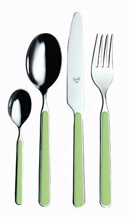 Mepra Mepra SPA 10S622024 Besteckgarnitur, Design Millenium, Salbei, 24-teilig
