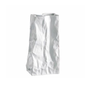 Rosenthal T&uuml;tenvase Weiss glasiert Vase 22 cm