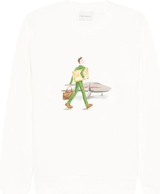 Drôle de Monsieur Homme, Sweatshirts et sweats à capuche, Blanc, Taille: M SweaT-shirt