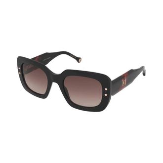 Carolina Herrera unisex, Accessoires, Noir, Taille: 52 MM Lunettes de soleil