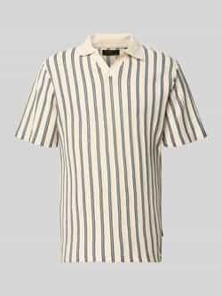Premium by Jack & Jones Regular Fit Poloshirt mit V-Ausschnitt Modell HARRY