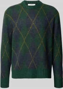 Selected Pullover aus Alpaka mit Rippabschl&uuml;ssen
