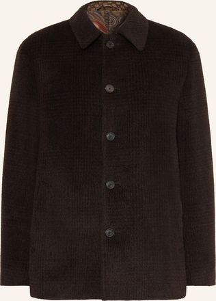 Etro Etro Overjacket Mit Alpaka braun