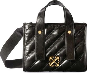 Off-white Femme, Sacs, Noir, Taille: ONE Size Quilted Tote Bag