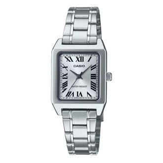 Casio Femme, Accessoires, Gris, Taille: ONE Size Ltp-B150D-7Bef Montre Analogique Carr&eacute;e