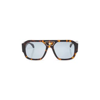 Versace Signature Navigator Sonnenbrille - - Accessories - Herren - Braun - 56 MM