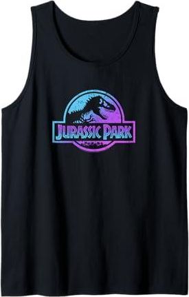 Jurassic Park Pink & Purple Gradient Logo Débardeur