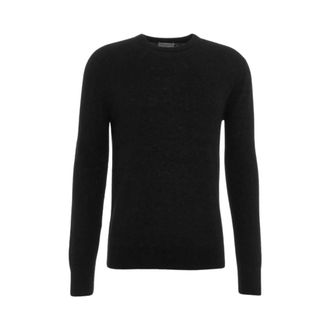 Ballantyne Schwarzer Boucle-Pullover - - Knitwear - Herren - Schwarzk - XL