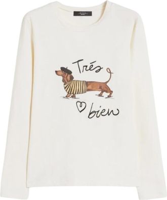 Max Mara Femme, Tops, Beige, Taille: 38 FR Renoir Long Sleeve Top