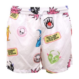 GCDS Badeshorts mit Grafikprint - - Swimwear - Herren - Mehrfarbig - L