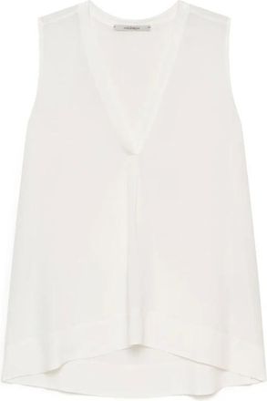 Maliparmi Maliparmi, Femme, Tops, Blanc, Taille: 46 FR Fluid Crepe Top