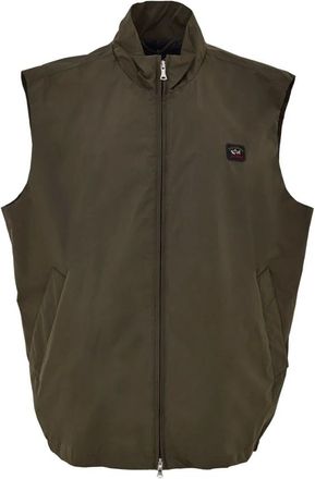 Paul & Shark Homme, Vestes, Vert, Taille: 3XL Veste Technique Sans Manches
