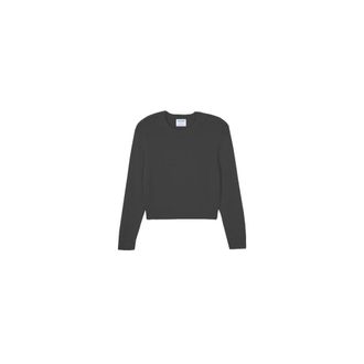 Kujten Kujten, Femme, Pulls, Noir, Taille: 38 FR Caroline Round-neck Knit